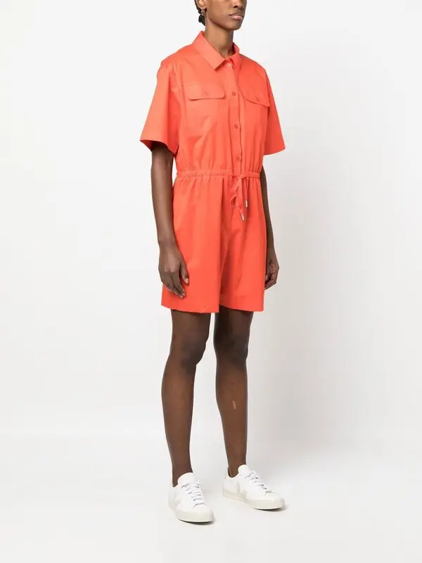 Paul Smith Stretch-cotton Playsuit - Red