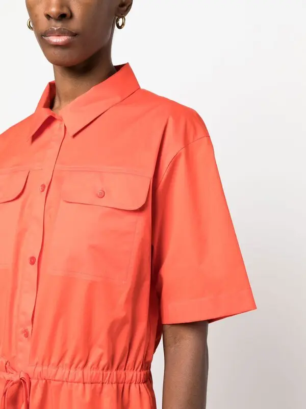 Paul Smith Stretch-cotton Playsuit - Red