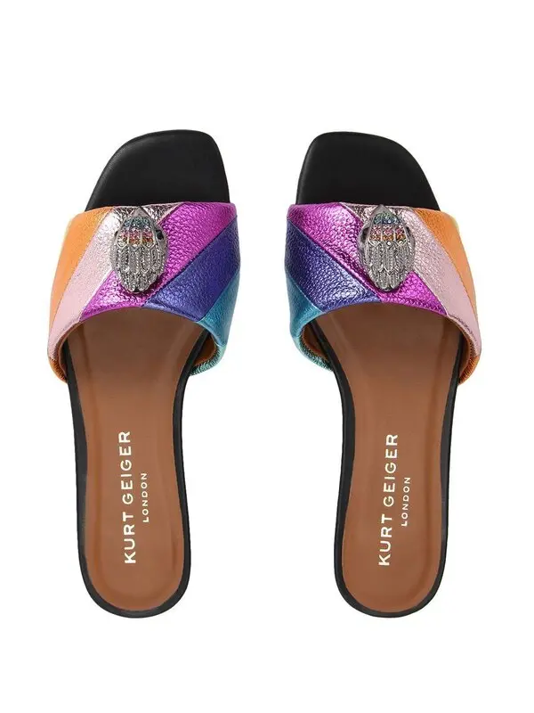 Kurt Geiger Kensington Quilted Sandals - Pink