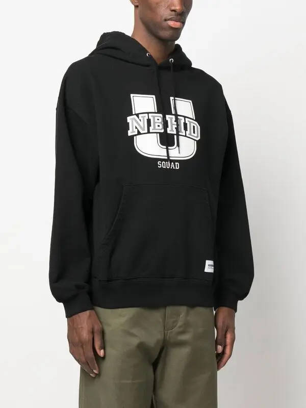 NEIGHBORHOOD Logo-print Cotton Hoodie
