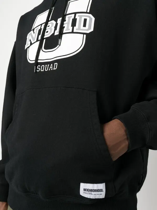 NEIGHBORHOOD Logo-print Cotton Hoodie