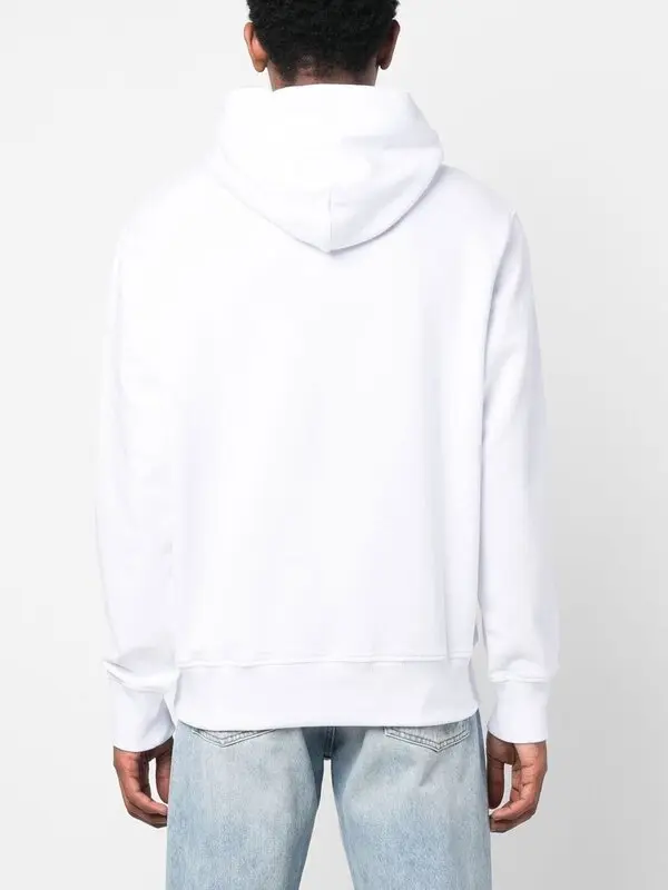 Versace Logo-print Hoodie - White