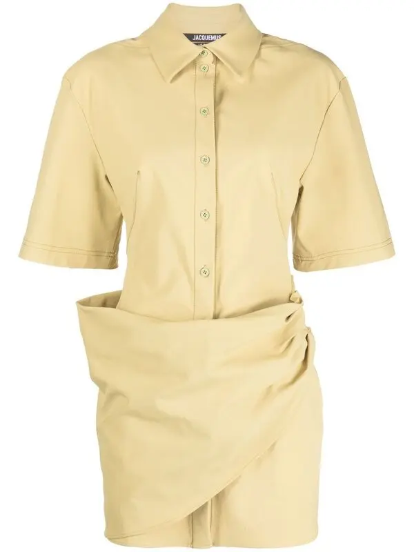 Jacquemus La Robe Camisa Shirt Dress - Neutrals
