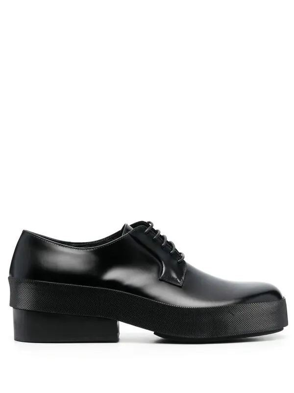 RAF SIMONS Size 8 Brown Leather Derby Lace-Up Shoes RAF SIMONS Size 8 Brown Leather Derby Lace-Up Shoes main image 3