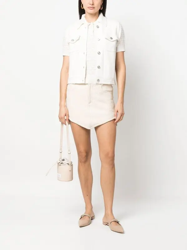 BARRIE Knitted Sleeveless Jacket - Neutrals