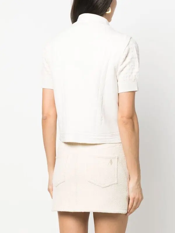 BARRIE Knitted Sleeveless Jacket - Neutrals