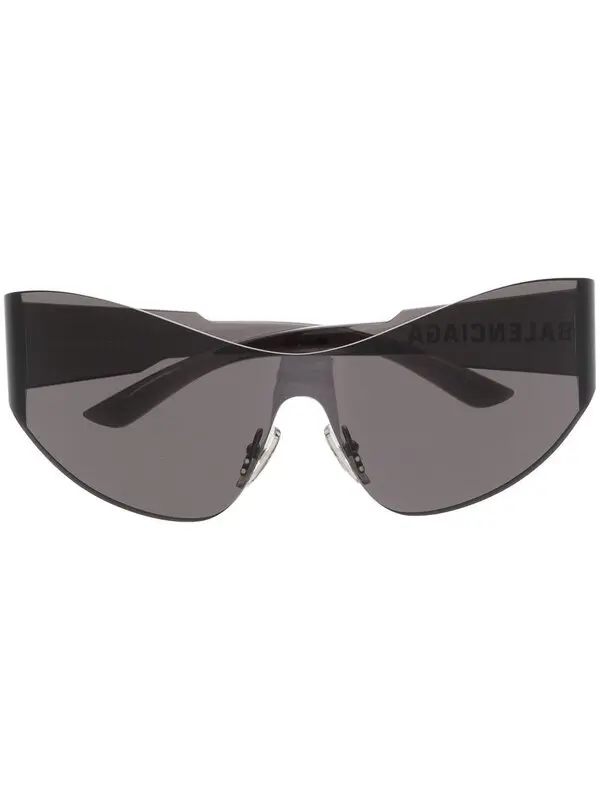 Balenciaga Shield Sunglasses - Black