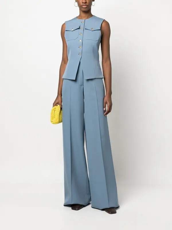 Giuliva Heritage High-waisted Wide-leg Trousers