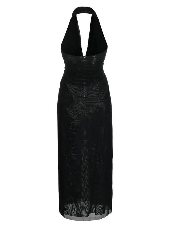 FISICO Halterneck Beach Dress - Black