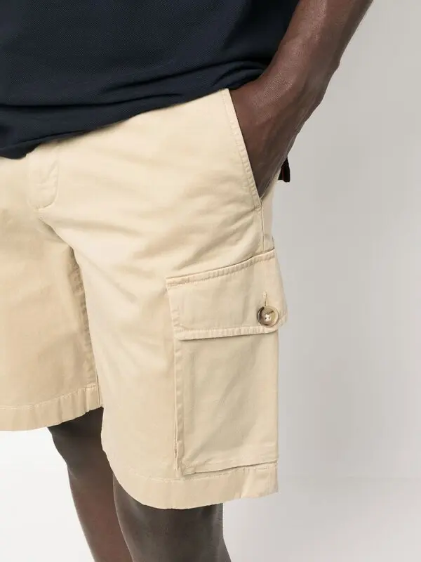 Woolrich Straight-leg Cotton Shorts - Neutrals