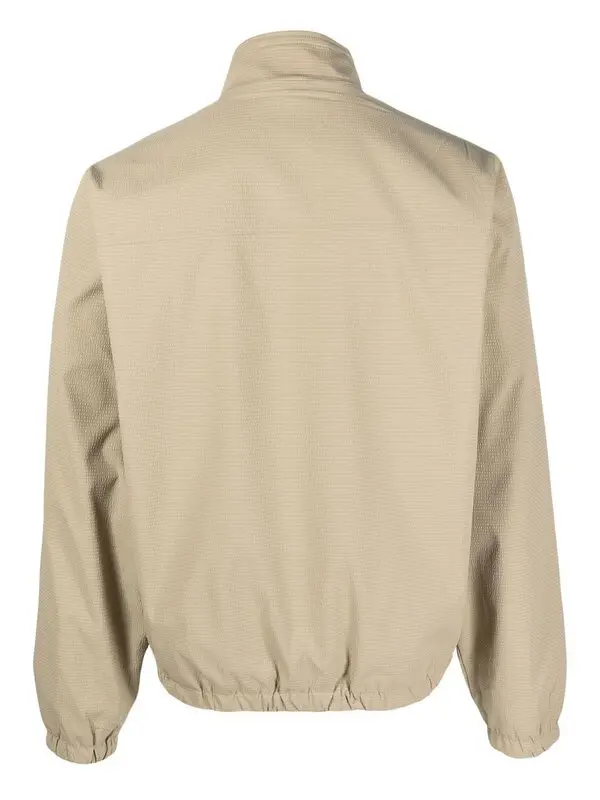 DAILY PAPER Logo-patch Zip-up Jacket