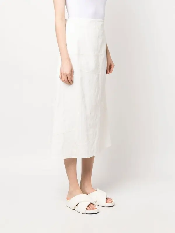 JIL SANDER Flared Panelled Midi Skirt