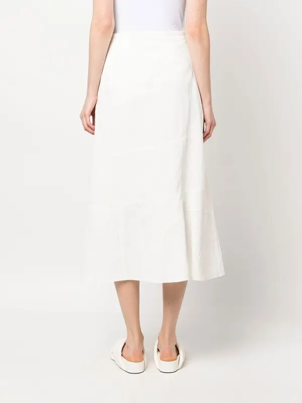 JIL SANDER Flared Panelled Midi Skirt