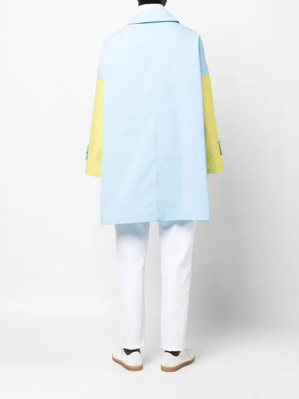 Mackintosh Humbie A-line Coat - Blue