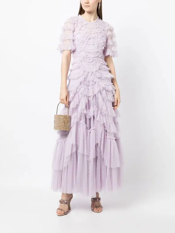 NEEDLE & THREAD Marilla Ruffled Gown