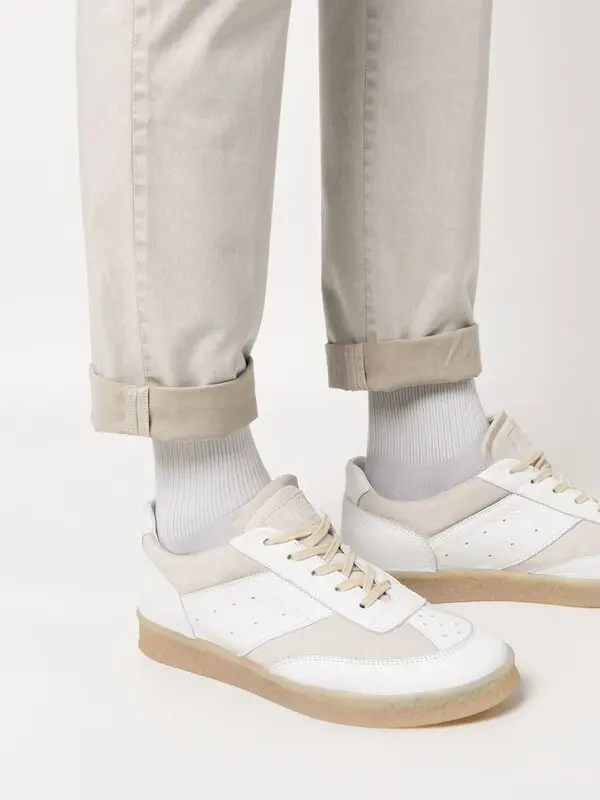 DONDUP Cropped Cotton Chino Trousers