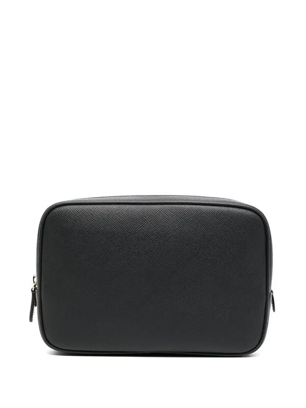 Smythson Tech Organiser Pouch - Black