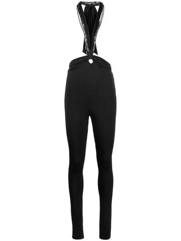 Attico Ruby Halterneck-strap Trousers