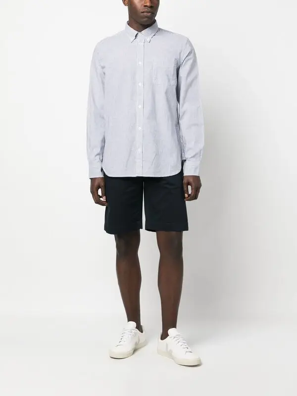 Woolrich Cotton Chino Shorts - Blue
