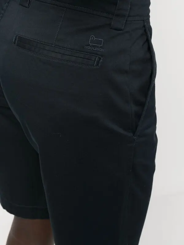 Woolrich Cotton Chino Shorts - Blue