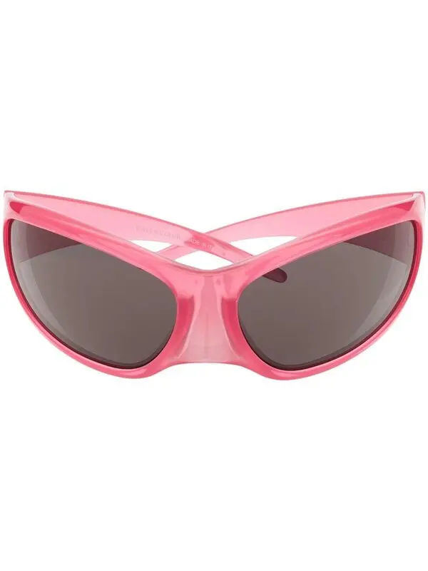 Balenciaga Skin Xxl Cat-eye Sunglasses - Pink