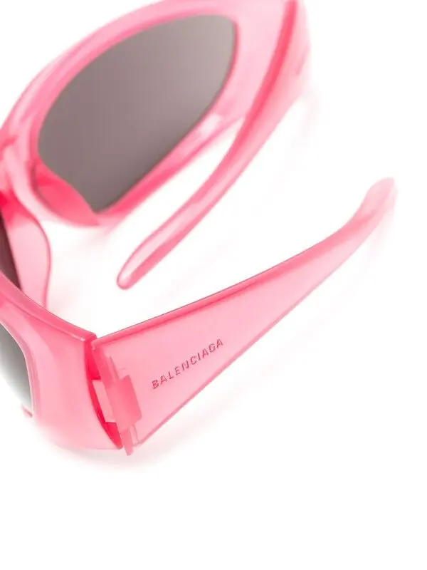 Balenciaga Skin Xxl Cat-eye Sunglasses - Pink | Editorialist