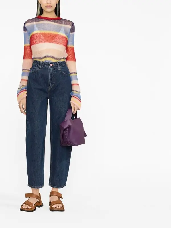 GANNI Stary High-waisted Jeans - Blue