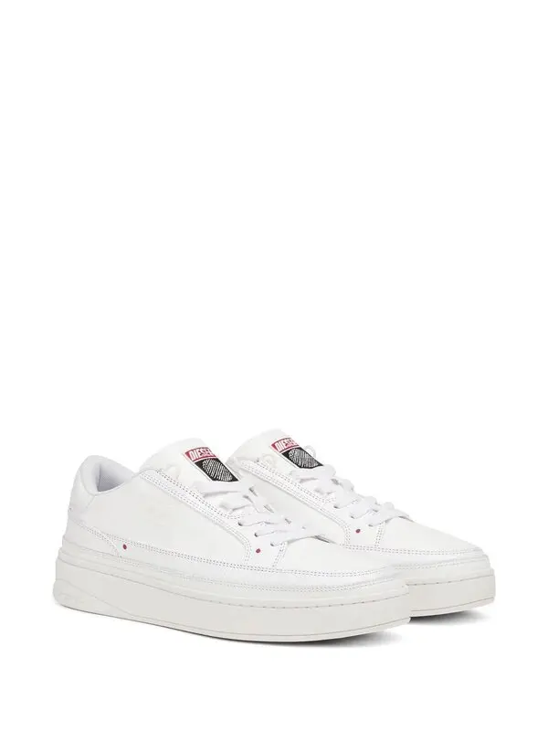DIESEL® Logo-patch Low-top Sneakers - White