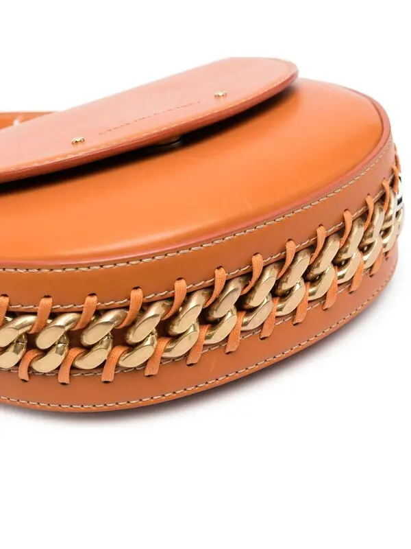 Stella McCartney Chain-detail Shoulder Bag - Orange