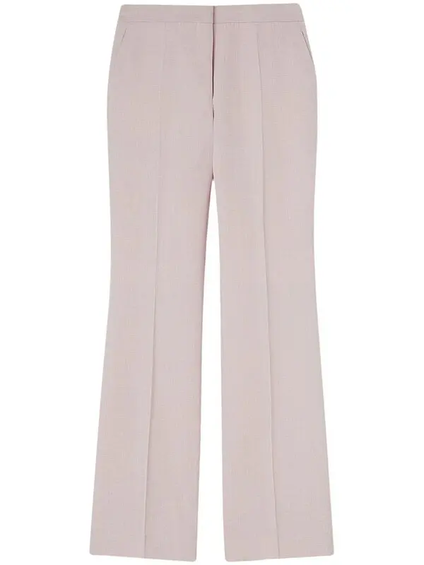 JIL SANDER Pressed-crease Tailored Trousers - Pink