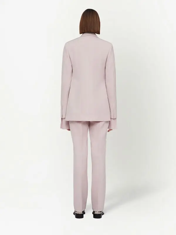 JIL SANDER Pressed-crease Tailored Trousers - Pink