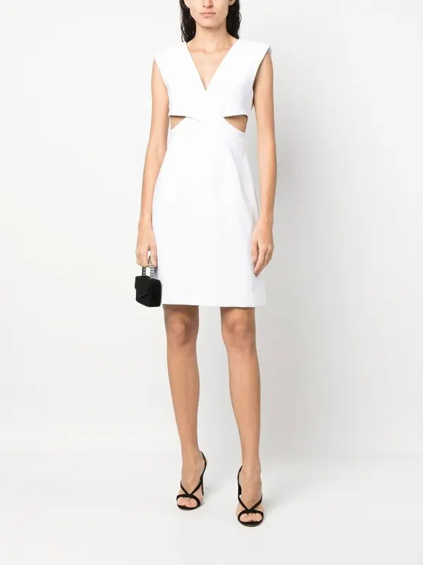 GENNY Cut-out Sleeveless Above-knee Dress