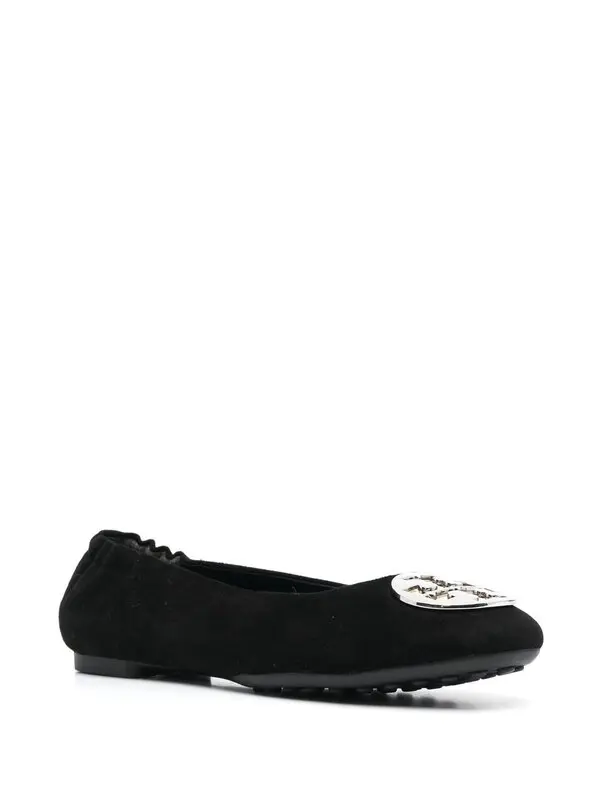 Tory Burch Logo Ballerina Shoes
