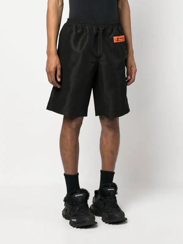 Heron Preston Logo Patch Track Shorts