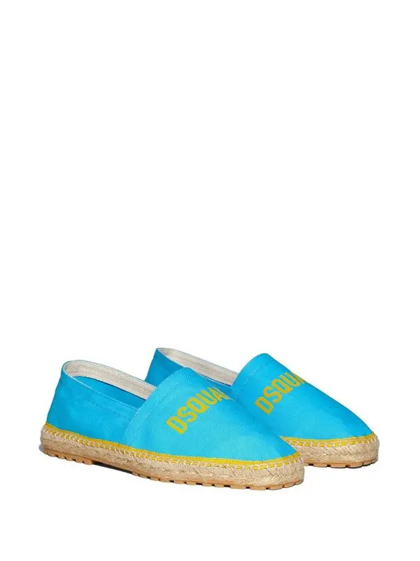 Dsquared2 Logo-print Espadrilles - Blue