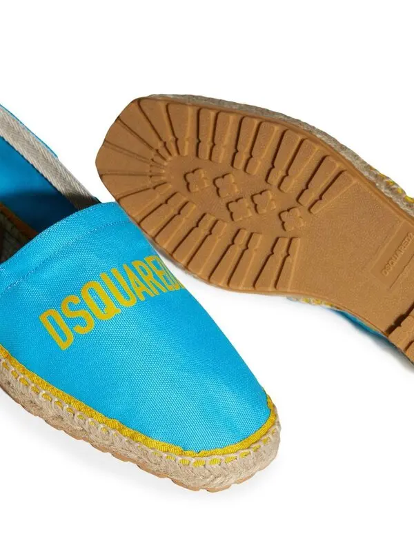 Dsquared2 Logo-print Espadrilles - Blue