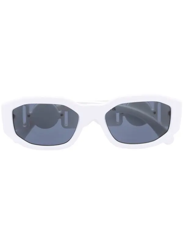 Versace Biggie Rectangle Sunglasses - White