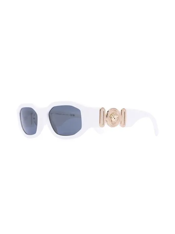 Versace Biggie Rectangle Sunglasses - White