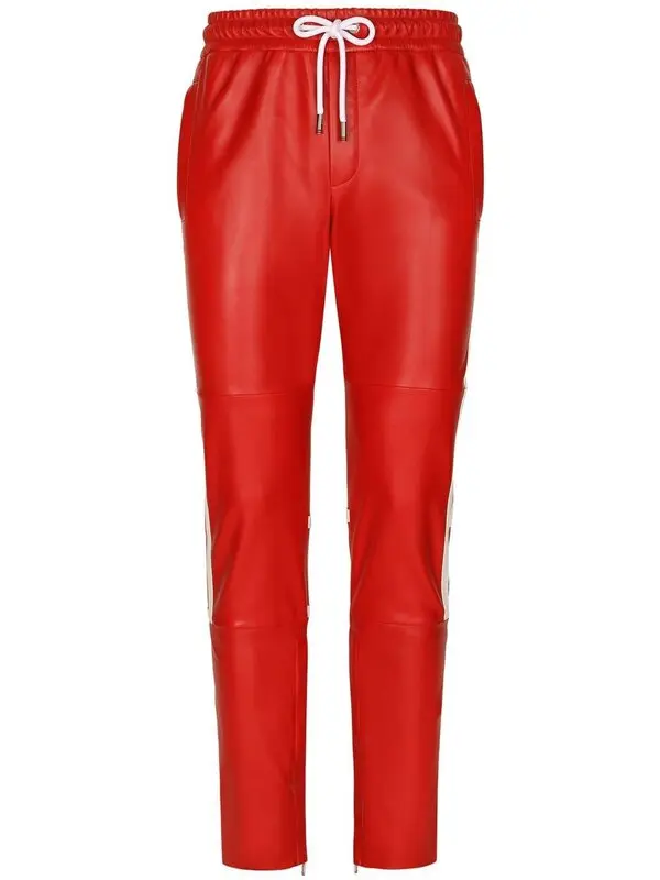 Dolce & Gabbana Elasticated-waistband Trousers - Red