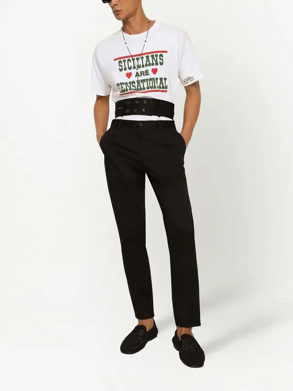 Dolce & Gabbana Graphic-print Cotton T-shirt