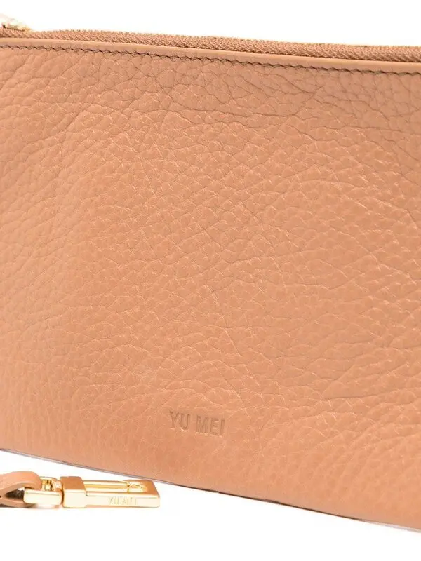 YU MEI Embossed Logo Detail Clutch