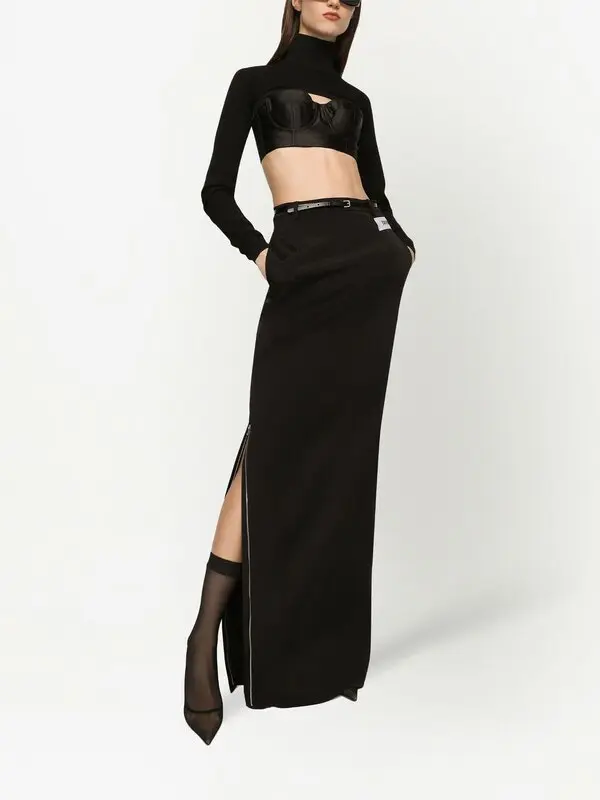 Dolce & Gabbana Side-zip Maxi Skirt