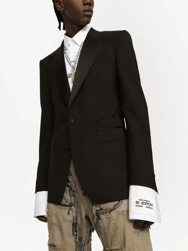 Dolce & Gabbana Sicilia-fit Single-breasted Tuxedo Blazer