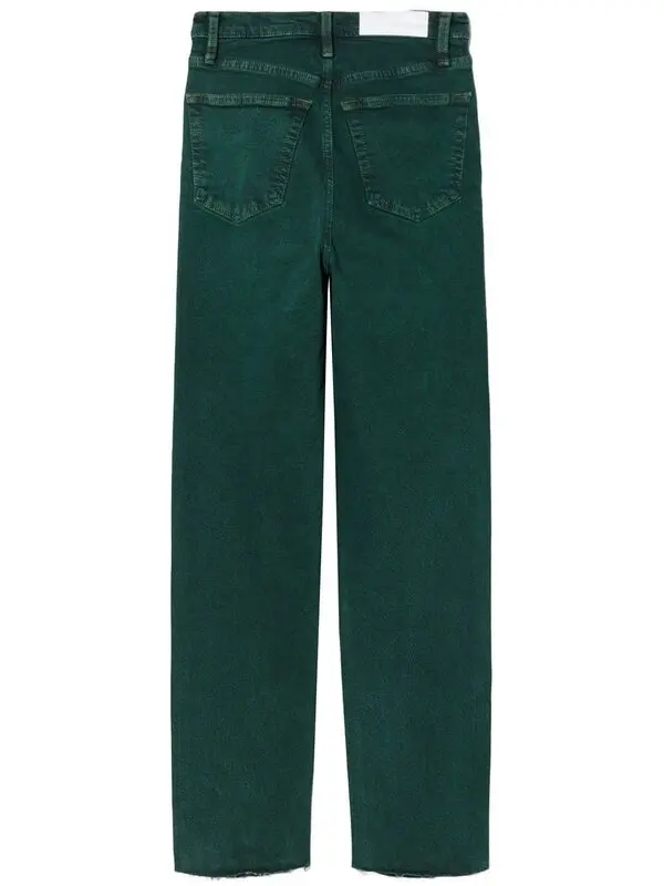 RE/DONE Ultra High Rise Stove-pipe Jeans - Green