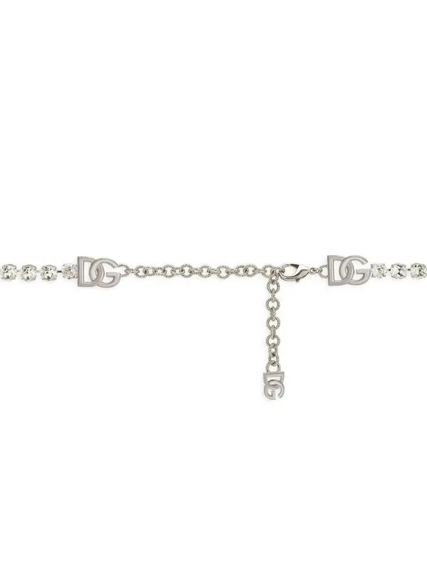 Dolce & Gabbana Dg-logo Rhinestone Belt