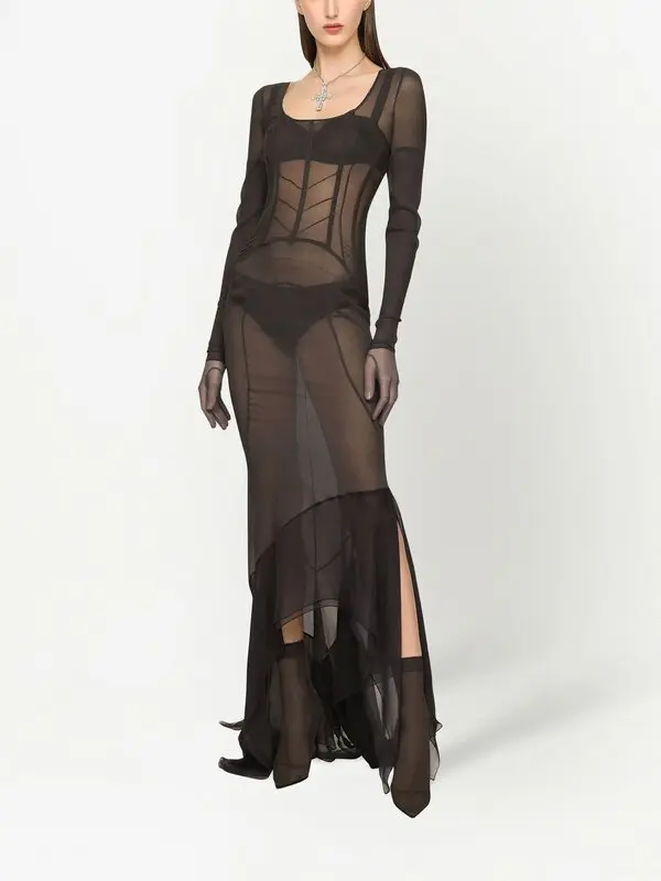 Dolce & Gabbana Georgette Maxi Dress