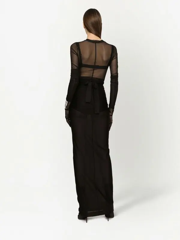 Dolce & Gabbana Tulle Crop Top