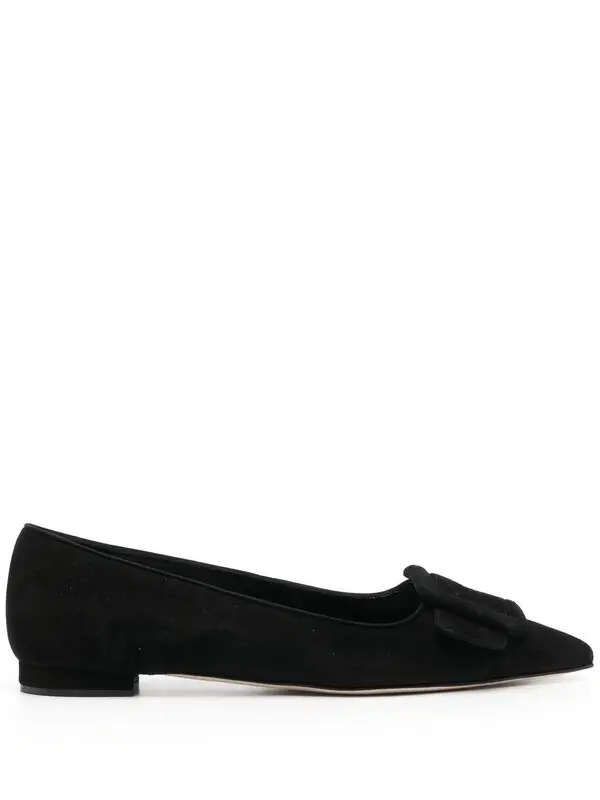 Manolo Blahnik Maysale Pointed-toe Pumps - Black