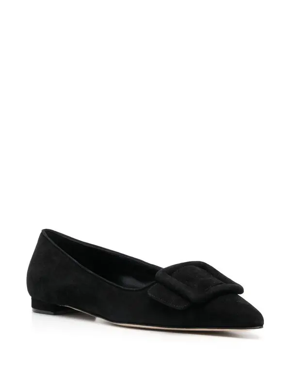 Manolo Blahnik Maysale Pointed-toe Pumps - Black