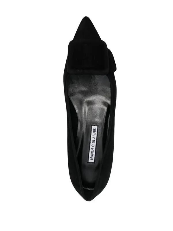Manolo Blahnik Maysale Pointed-toe Pumps - Black